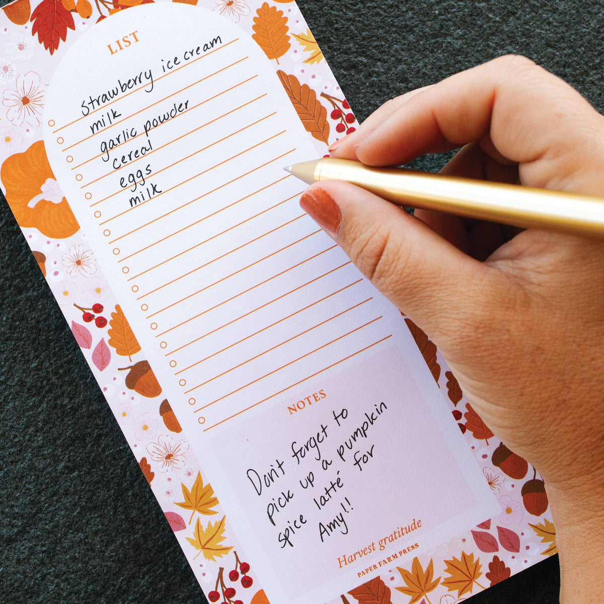 Pumpkin Patch Market List Notepad – Why I Love Where I Live