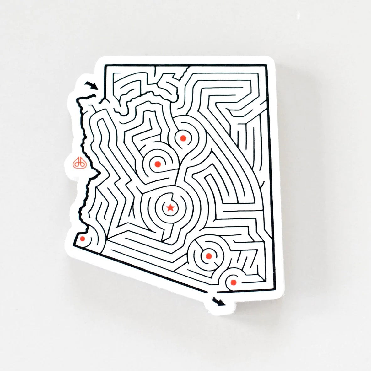 Arizona Maze Sticker – Why I Love Where I Live