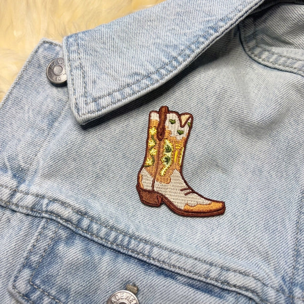 Cowgirl Boot Patch – Why I Love Where I Live