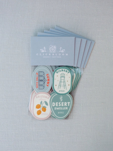 Sunny in Gilbert Sticker Pack – Why I Love Where I Live