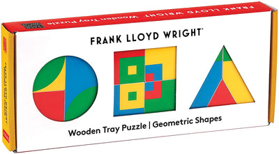 Frank Lloyd Wright Geometric Shapes Wooden Tray Puzzle – Why I Love ...