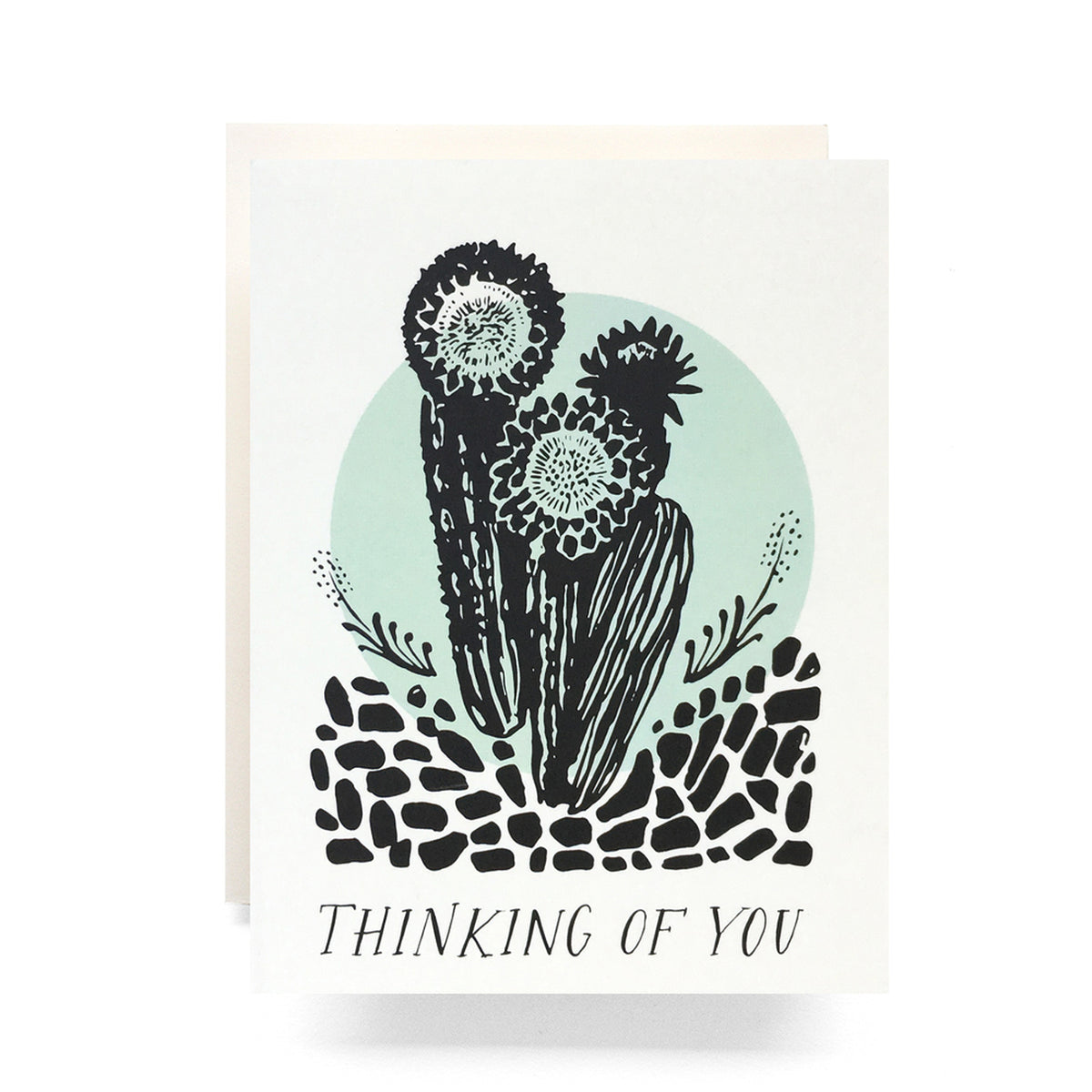 Cactus Thinking of You Greeting Card – Why I Love Where I Live