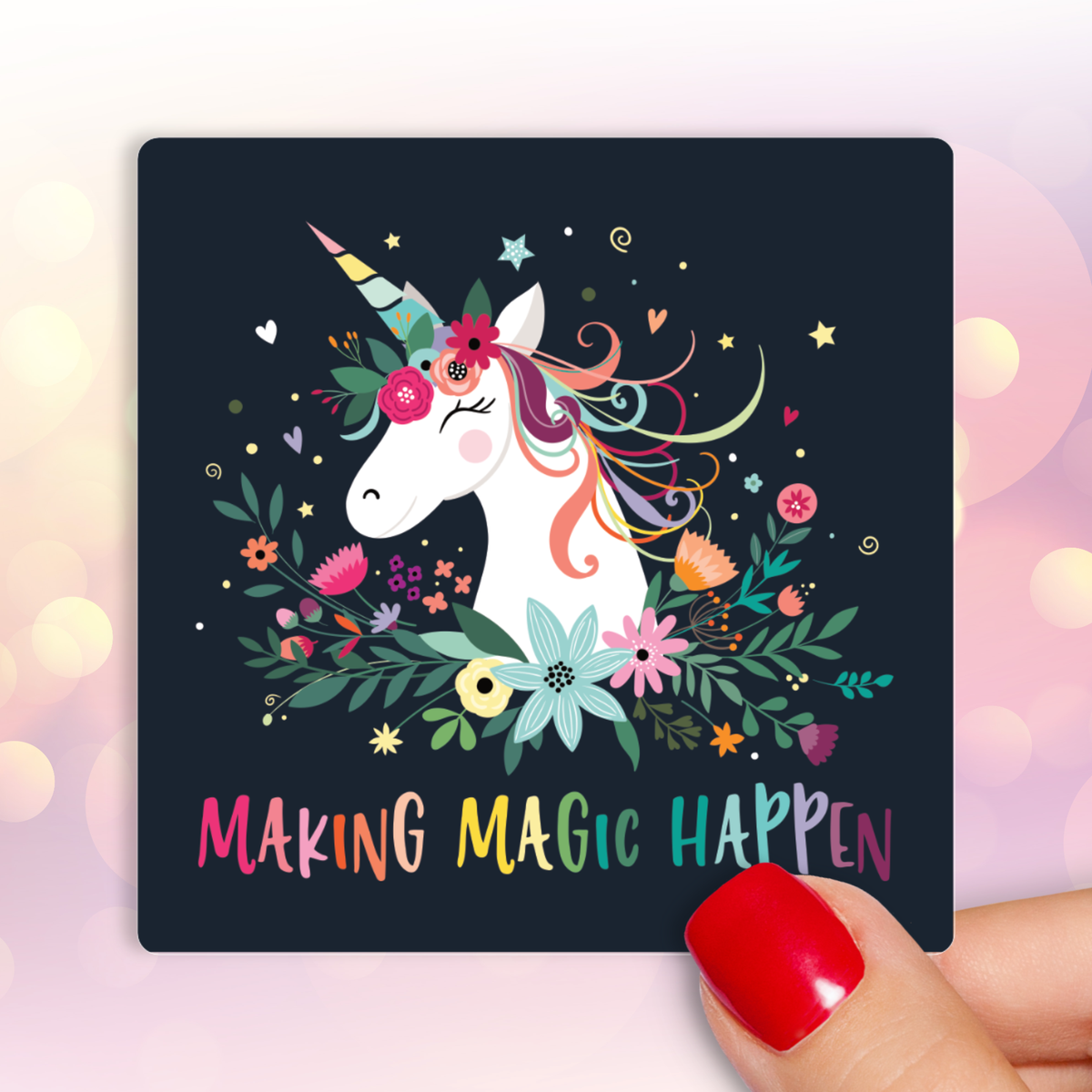 Making Magic Happen Sticker – Why I Love Where I Live